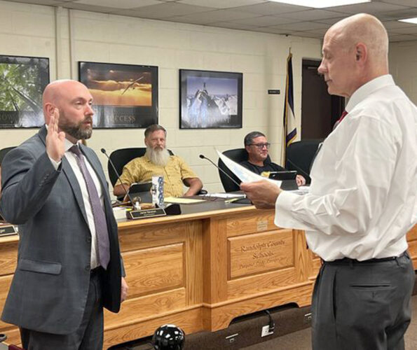 Dilly sworn in as Randolph County Superintendent of Schools | News ...